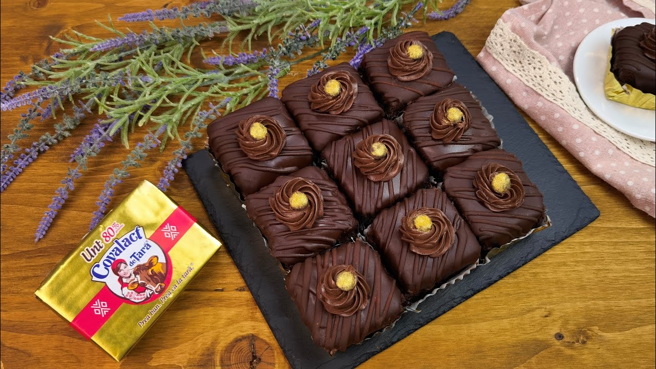Amandina de casa intr-o ora, cu fondant din ciocolata si zahar! Cea mai ...