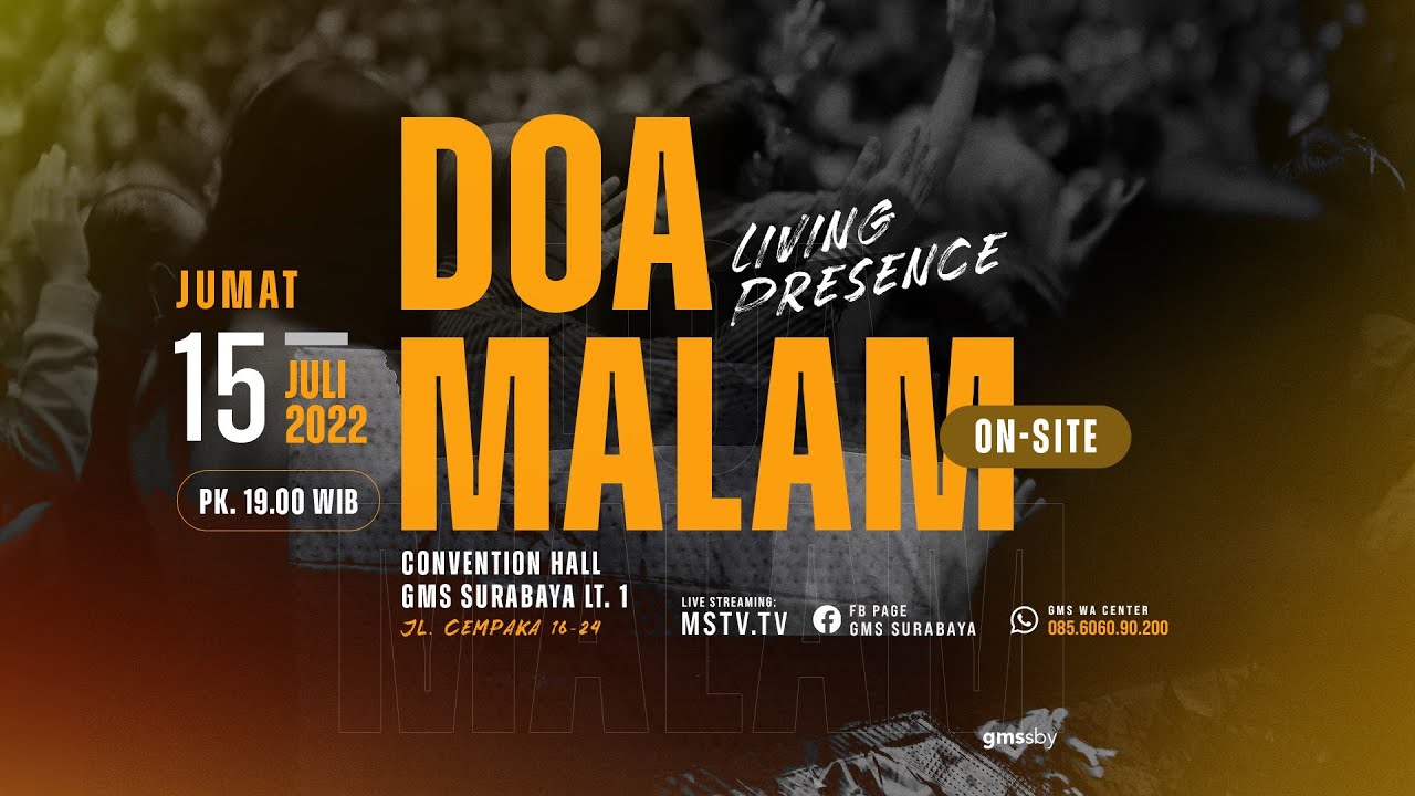 Doa Malam Online Service, 15 Juli 2022 - YouTube