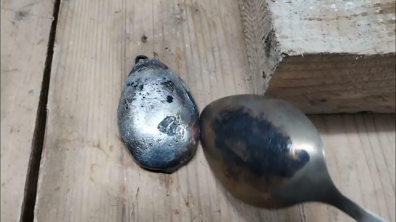 Свинцовое грузило на донку своими руками. - YouTube