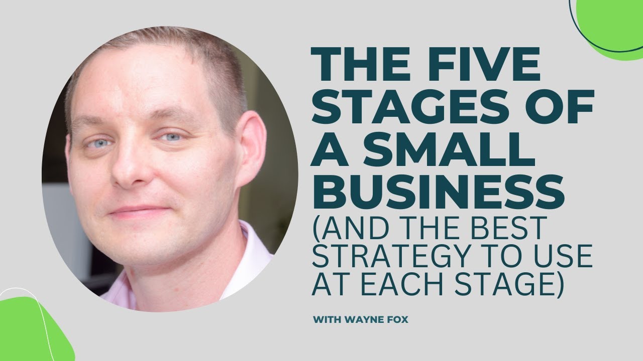 The Five Stages of a Small Business | Momentum Xcelerator | Wayne Fox - YouTube