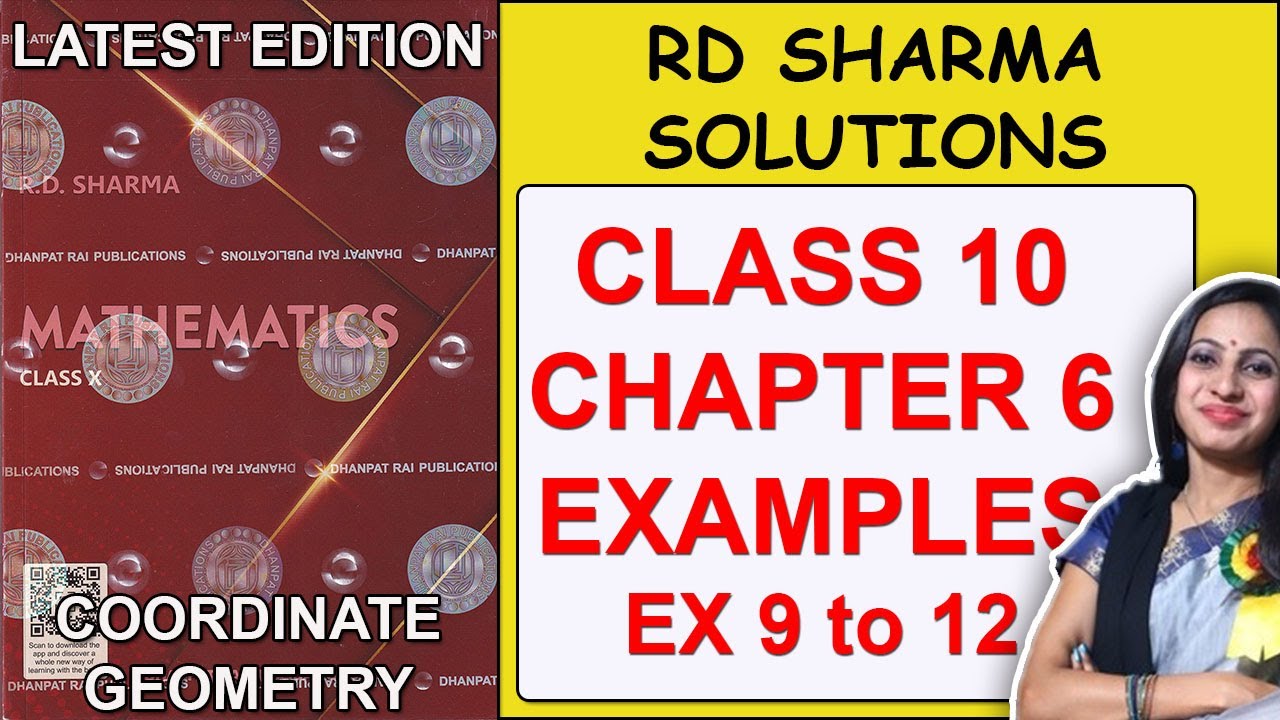 RD Sharma Solution of Class 10 Maths Ch 6 Example 9 to 12 | Coordinate ...