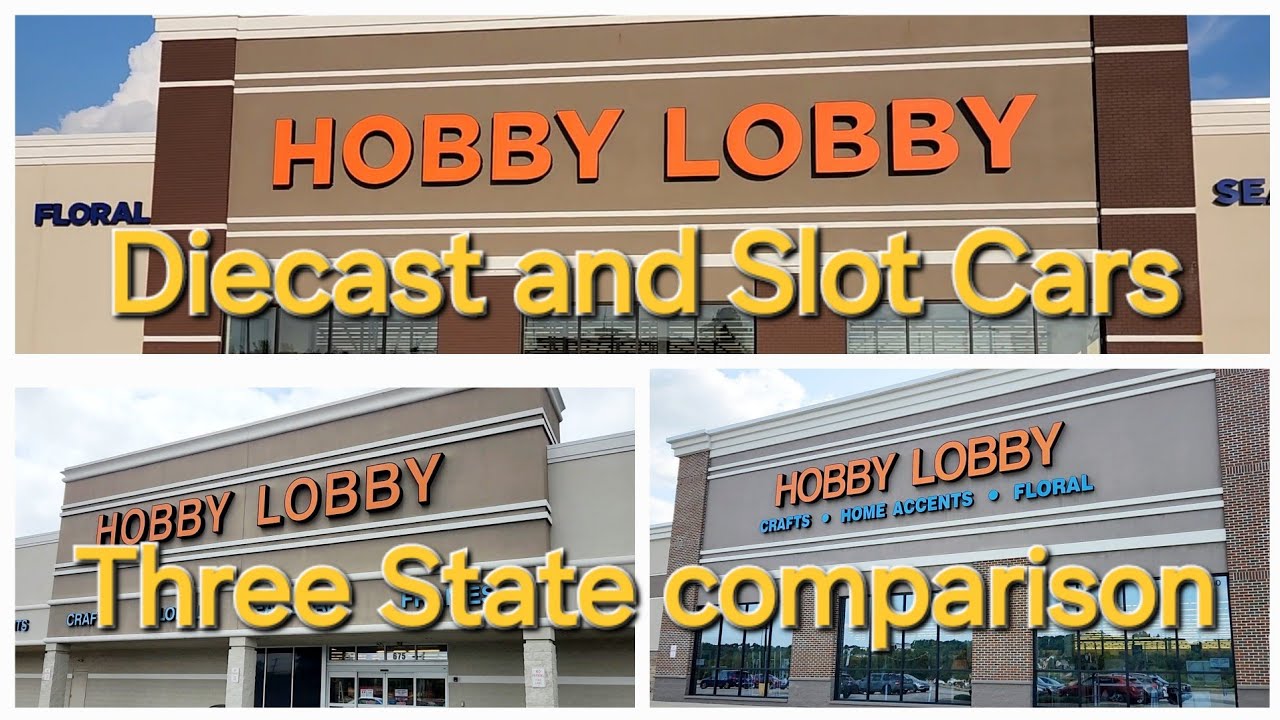 Slot cars and Die-Cast 3 state Hobby Lobby tour - YouTube