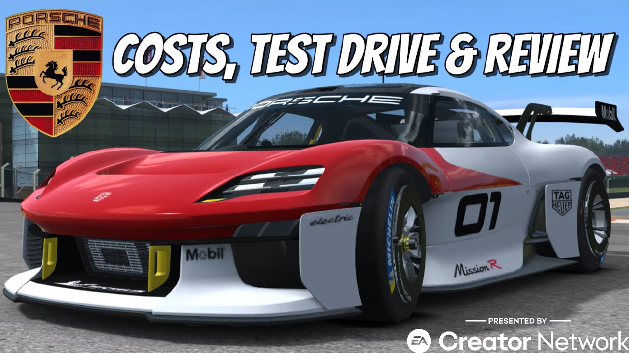 Porsche Mission R • LTS Cost • Full Upgrade Cost • Laguna Test Run ...
