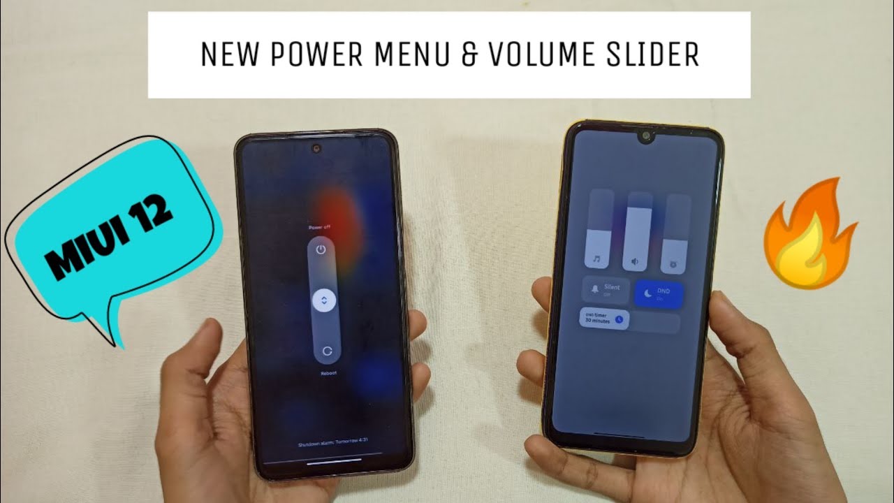 OFFICIAL - MIUI 12 New Power Menu & Volume Slider | Enable Any Redmi ...