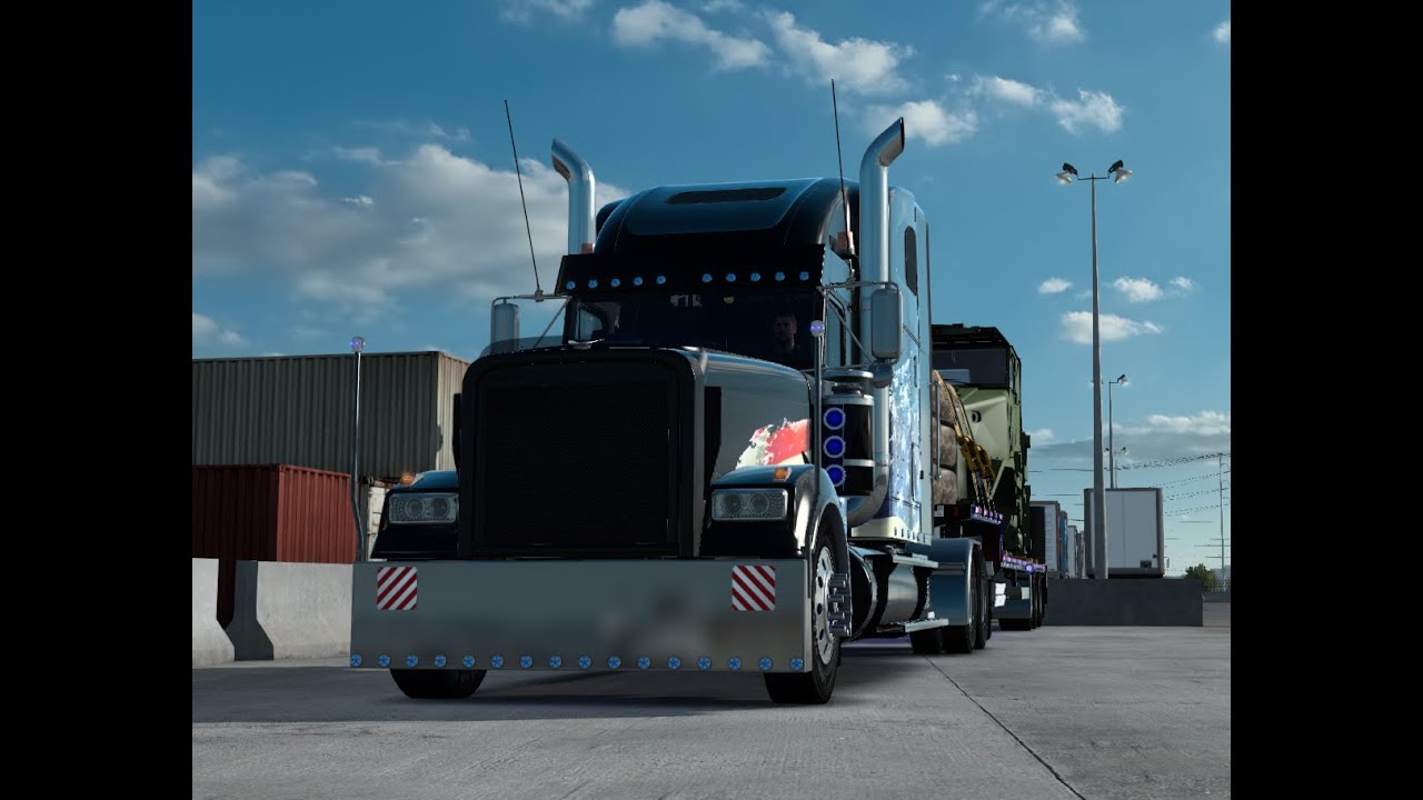 Jon Ruda Freightliner XL_B4RT Step Deck Oshkosh M1070 Military Cargo ...