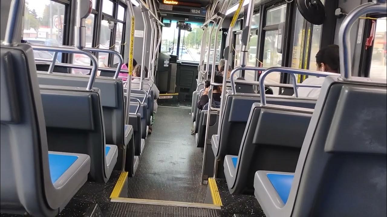 On board ride NICE Bus Orion VII CNG 1824 - YouTube