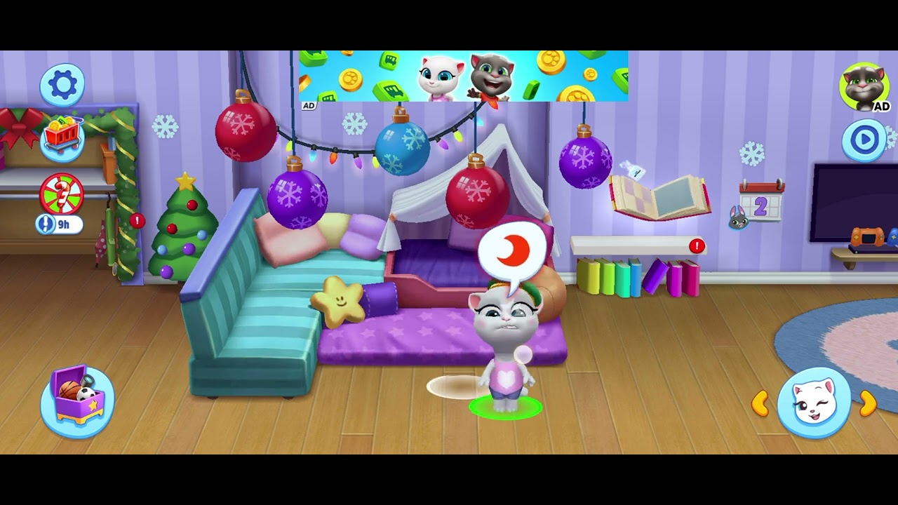 talking tom cartoon with Angela I am in the world of the world 🌎 ...