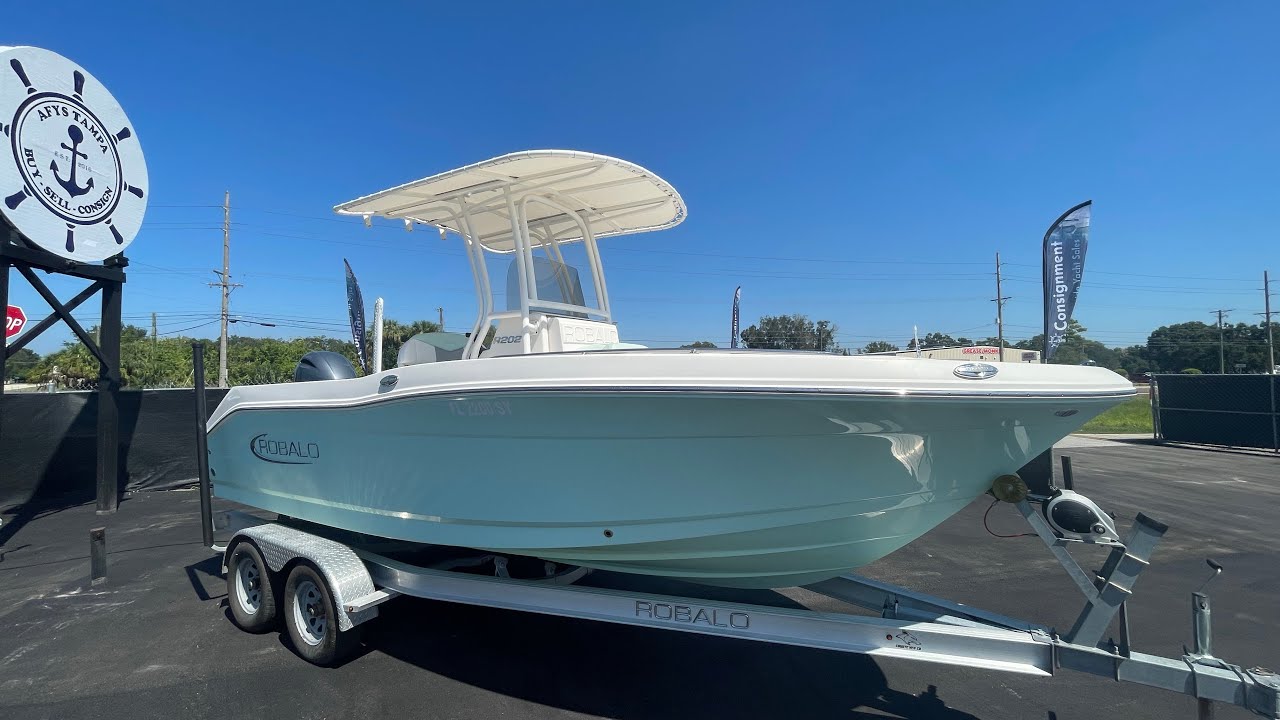 2021 Robalo R202 Explorer w/ Yamaha 150hp (150hrs), Ruskin FL - YouTube