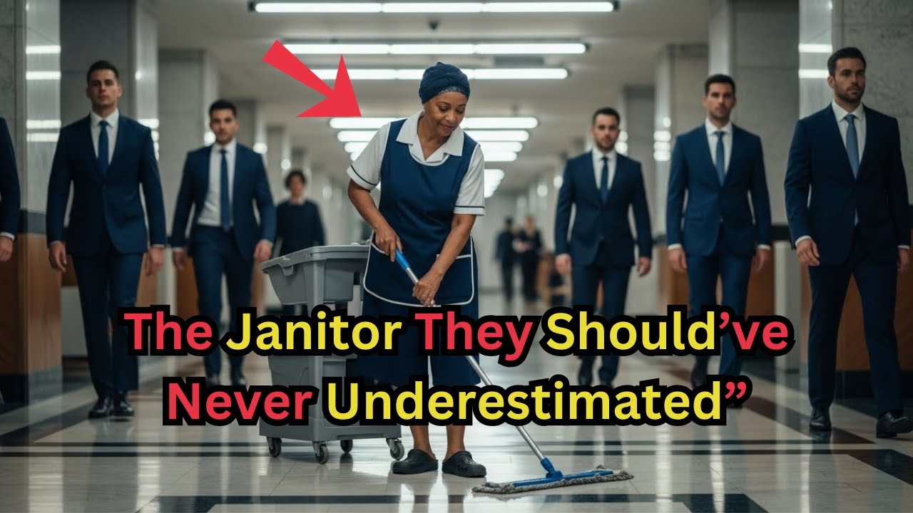 They Thought She Was Just a Janitor—Until a Phone Call Exposed Her ...
