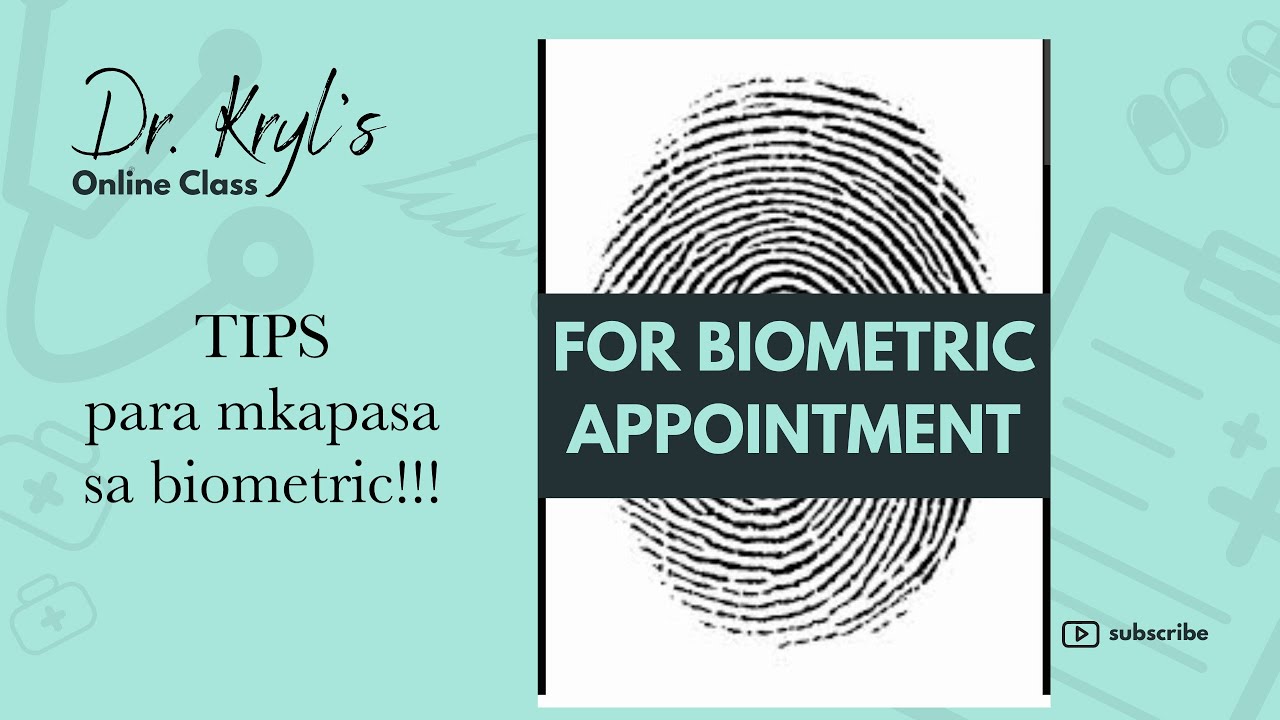Kailangang dalhin sa VFS for biometric. TIPS para makapasa agad ...
