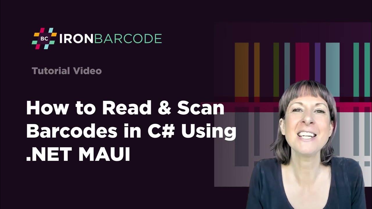 How to Read & Scan Barcode in C# Using NET MAUI | IronBARCODE - YouTube