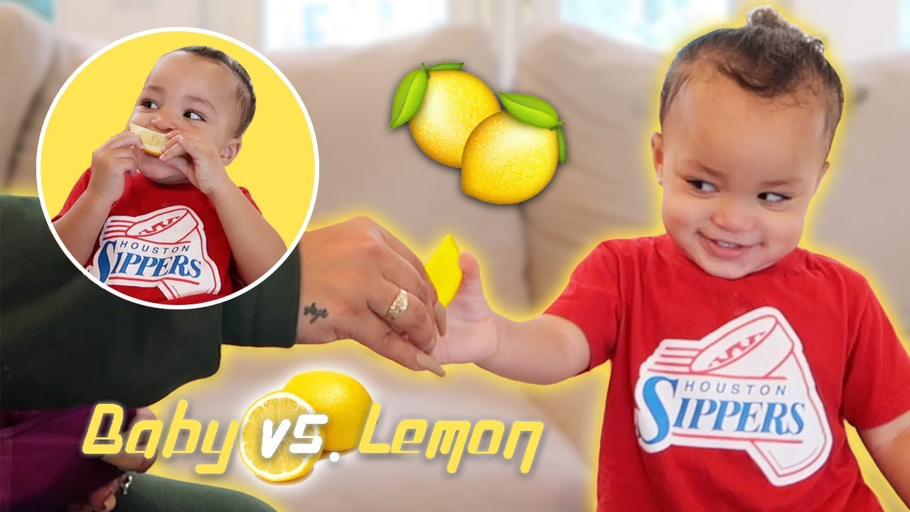 BABY VS LEMON | Heather & Trell - YouTube