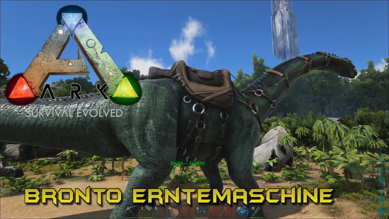 Ark Survival Evolved - Bronto Erntemaschine Gameplay German Deutsch ...