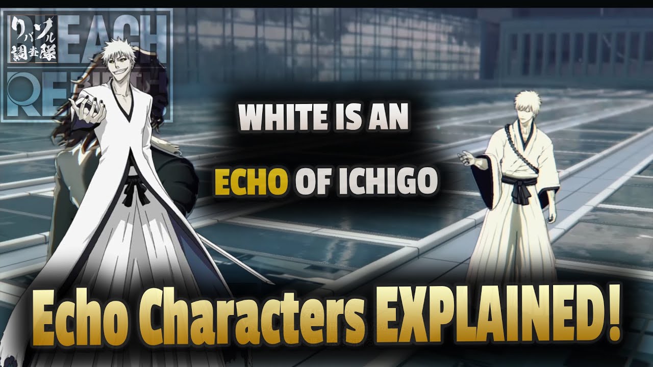 White is NOT A SKIN! Echo Characters EXPLAINED for Bleach Rebirth of Souls - YouTube