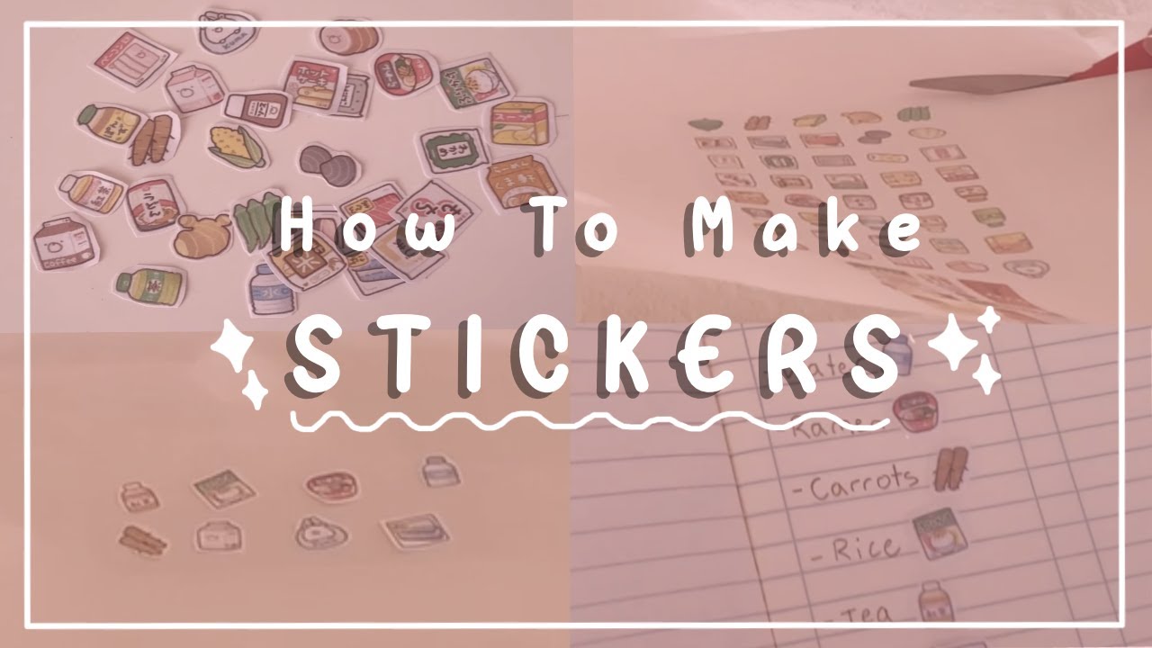 How To Make Stickers At Home Using Household Items Make Stickers W me how-to-make-stickers-at-home-using-household-items-make-stickers-w-me