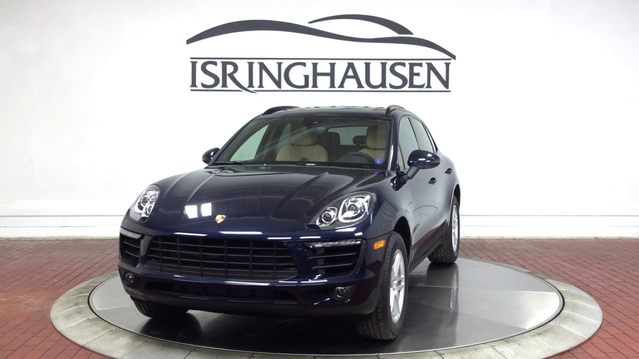 2018 Porsche Macan in Night Blue Metallic - 21911 - YouTube