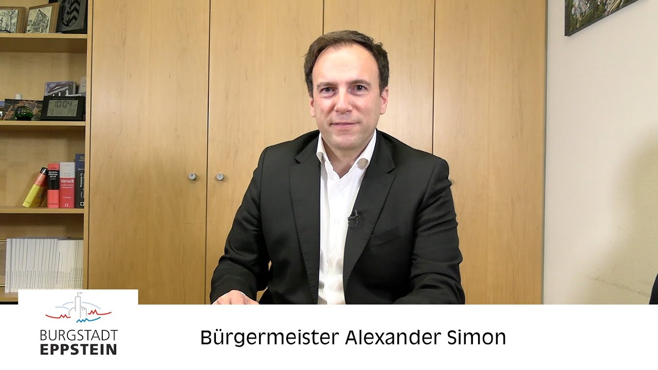 Bügermeister Alexander Simon zur Lauschtour Eppstein und Winterdienst - YouTube