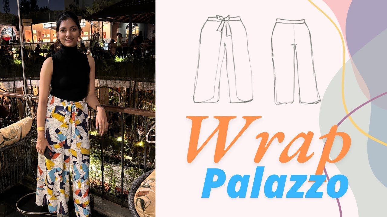 Wrap Palazzo Stitching Tutorial | Easy DIY Sewing Tutorial - YouTube