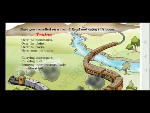 ""TRAINS POEM CLASS 3 ENGLISH BOOK MARIGOLD - YouTube