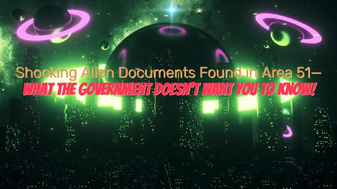 Shocking Alien Documents Found in Area 51-What the government Don't ...