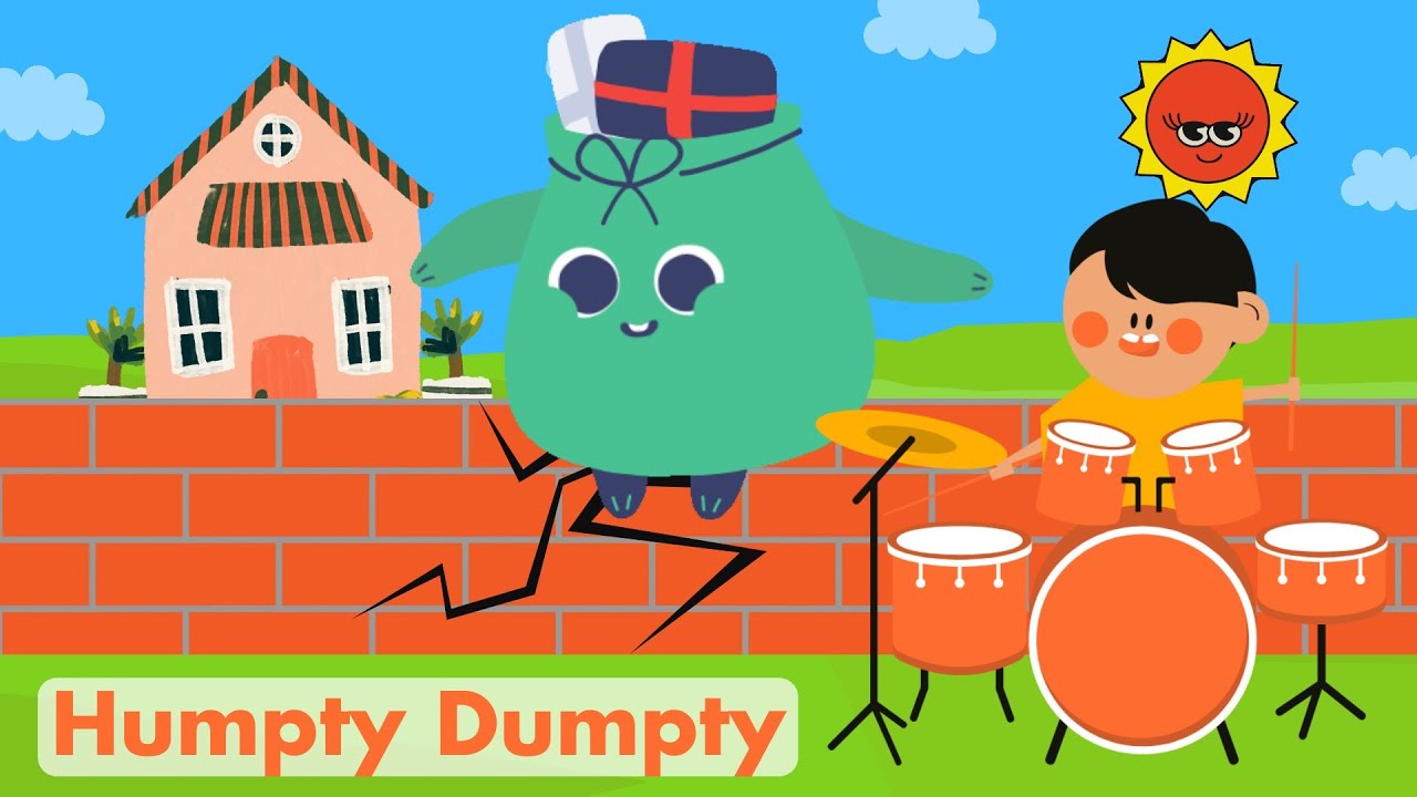 Humpty Dumpty | Classic Nursery Rhyme for Kids | Fun & Educational ...