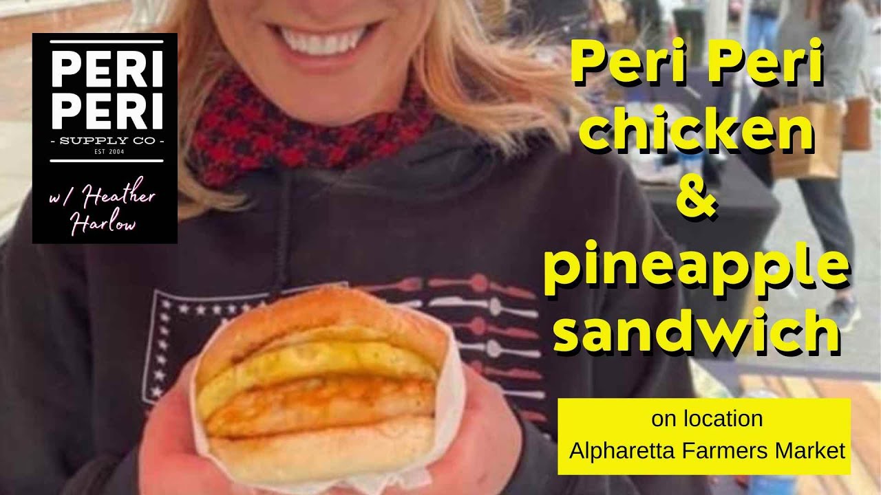 Peri Peri chicken and pineapple sandwich - How to make it! - YouTube