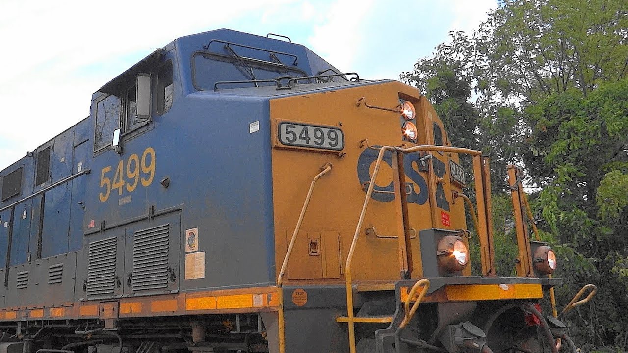 CSX Rock Runner Gets Stopped Over Switch Due To PTC - YouTube