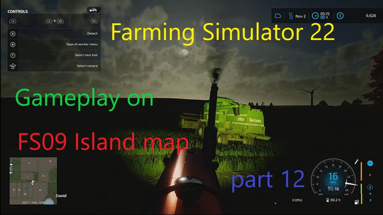 Farming Simulator 22 FS09 Island map gameplay part 12 - YouTube