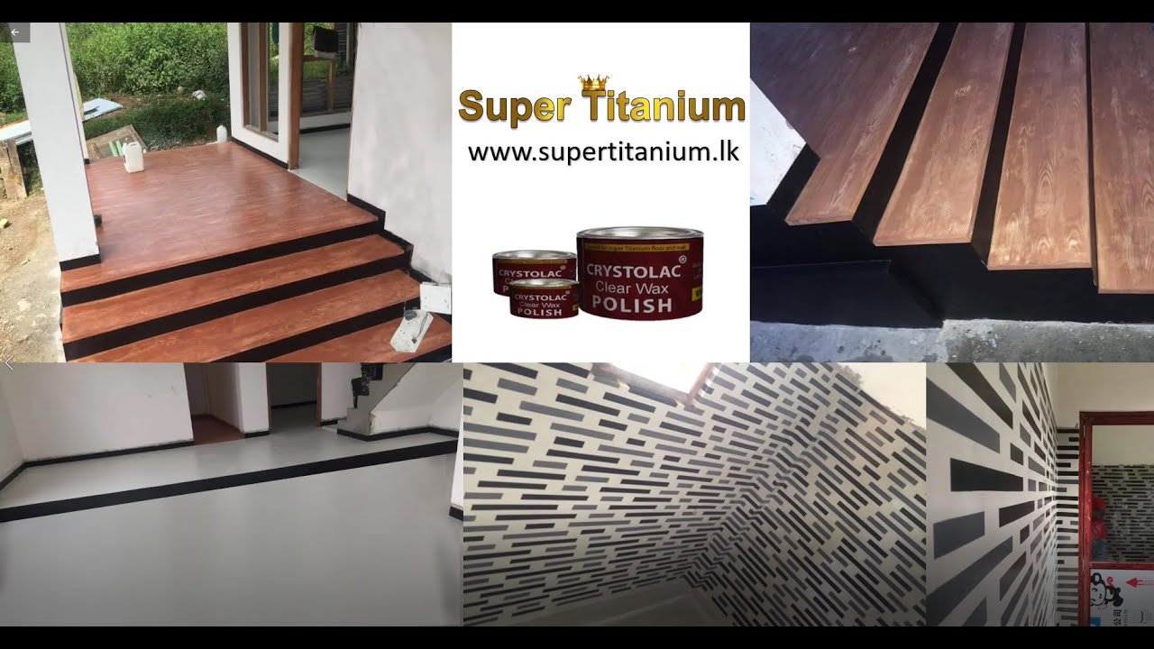Crystolac Super Titanium Clear Wax application on Super Titanium floor ...