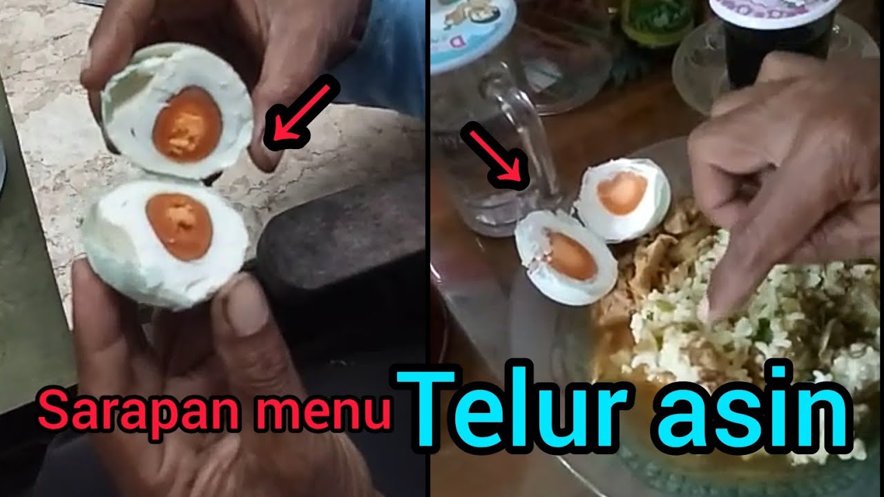 rahasia menu makan telur asin,... badan sehat jadi kuat,... - YouTube