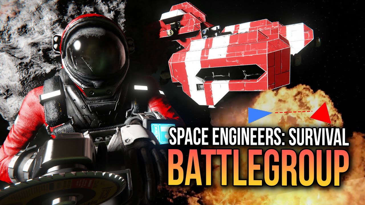 Space Engineers: Survival - Battlegroup (Shack and Splitsie Build a ...