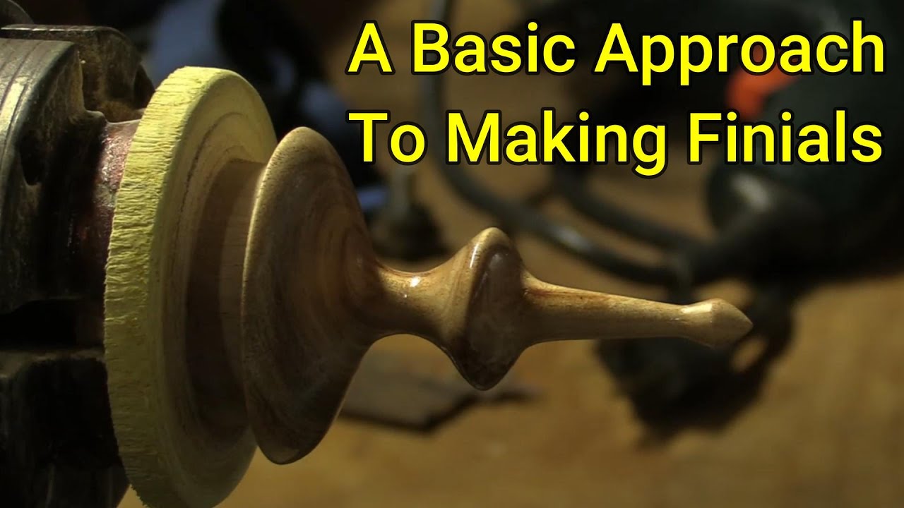 Woodturning - Finials - A Basic Approach - YouTube