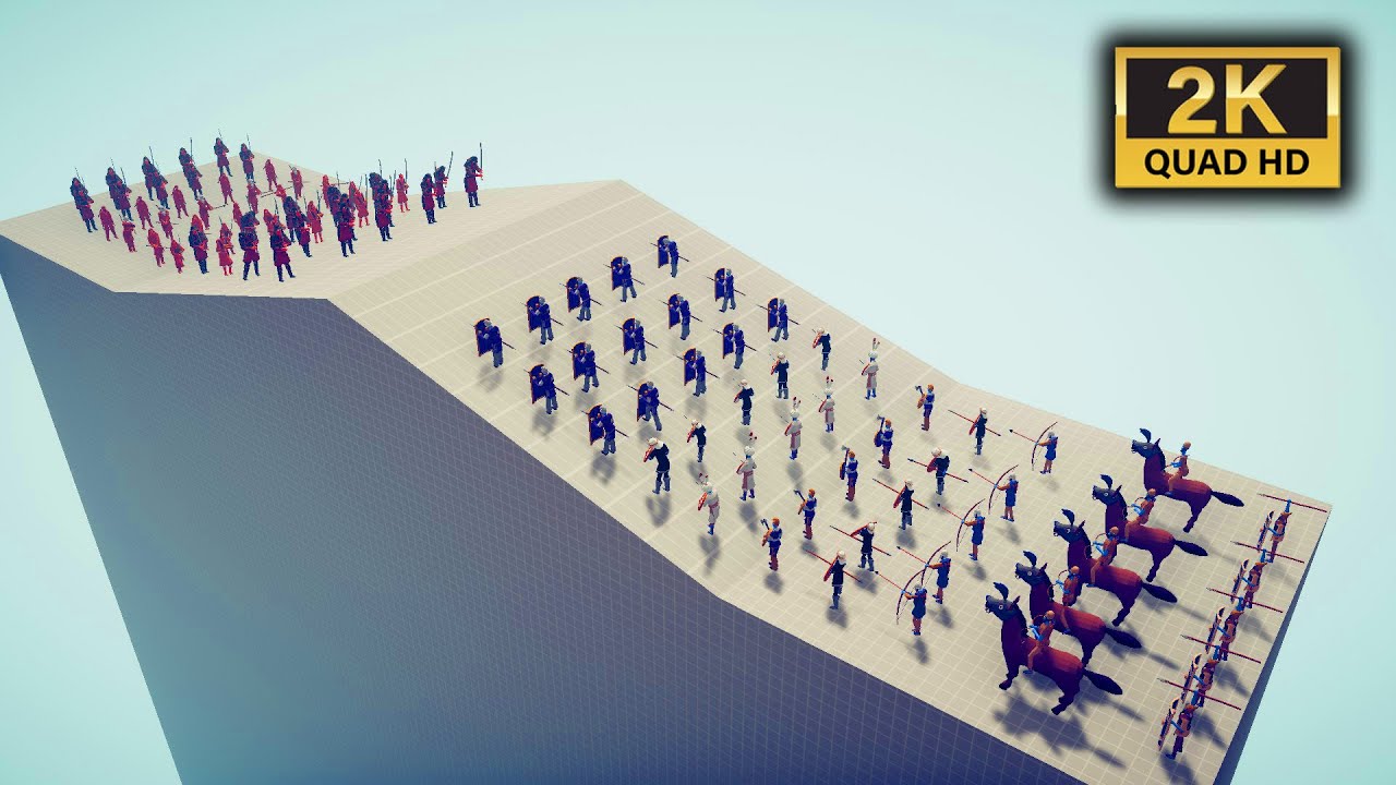 PERSIAN SOLDIERS vs SAMURAI FACTION | 2K QHD | Totally Accurate Battle ...