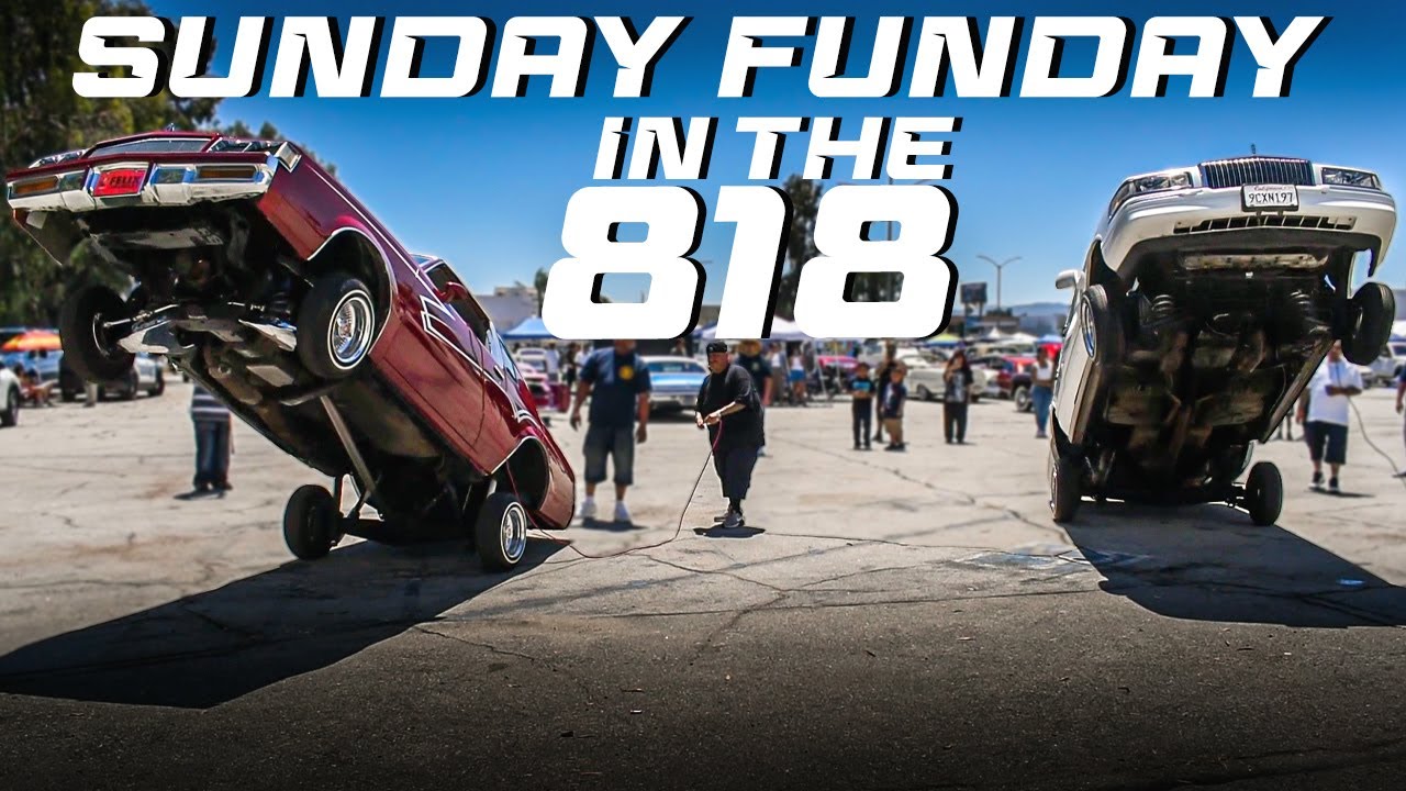 Car Show in the San Fernando Valley ft. Lowriders / Custom Classics ...