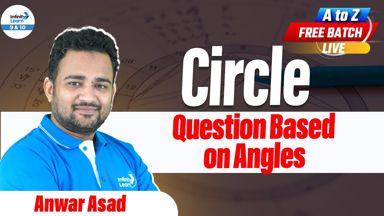 Circles: Question Based on Angles | Class 9th Maths | LIVE Class ...