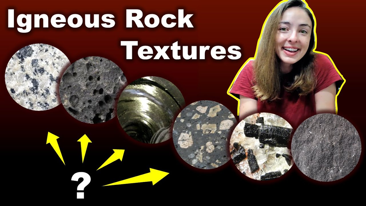 Igneous Rock Textures & Classification Based On Grain Size & Shape ...