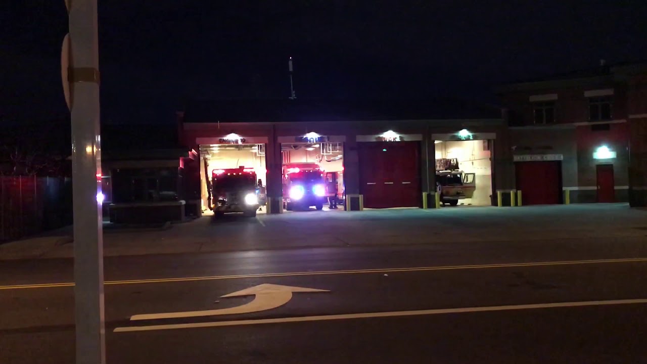 EVERYBODY GOES RESPONSE FROM NEWARK FIRE DEPARTMENT ENGINE 10, SPARE ...