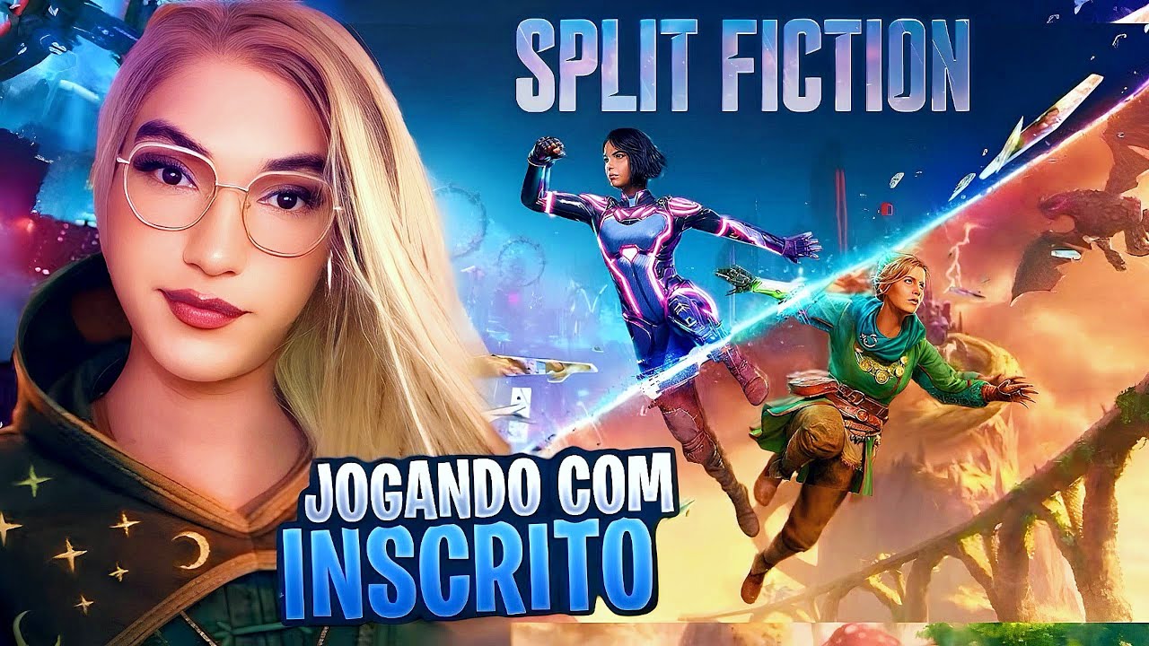 PARTE 01: JOGANDO COM INSCRITO: SPLIT FICTION #lives #pc #splitfiction ...