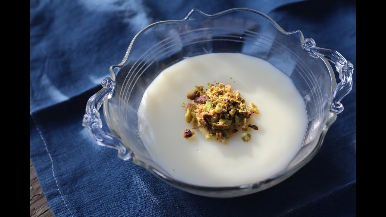 Mahalabia (milk pudding) - YouTube