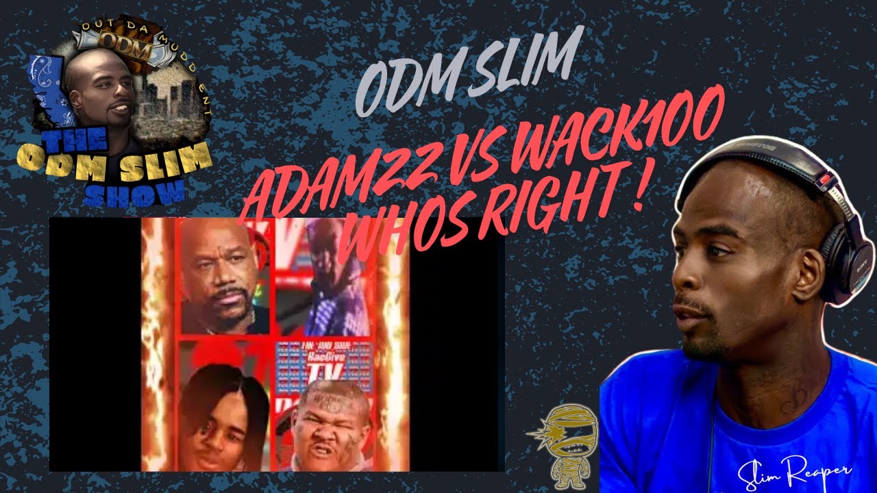 ODM Slim CLEARS THE AIR! 👀 Adam22 vs Wack100 Over C-Mac FIRST ...