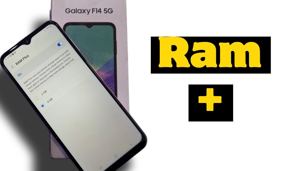 samsung f14 5g ram expansion || Samsung f14 5g ram plus || Samsung f14 ...