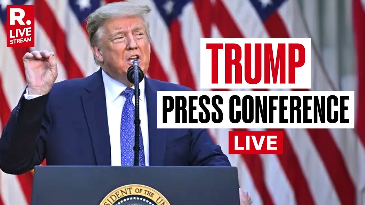 Donald Trump LIVE: US President Press Conference On Tariffs On India ...