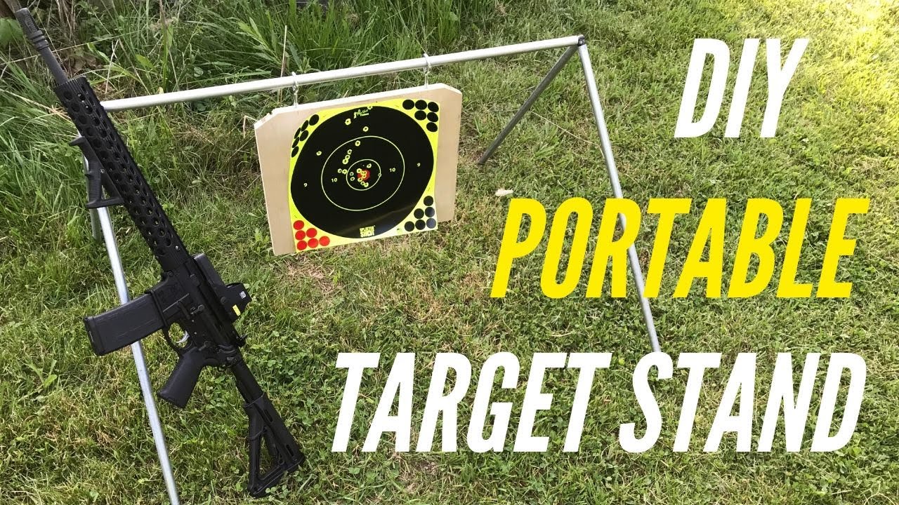 Homemade Portable Shooting Target Stands - Homemade Ftempo