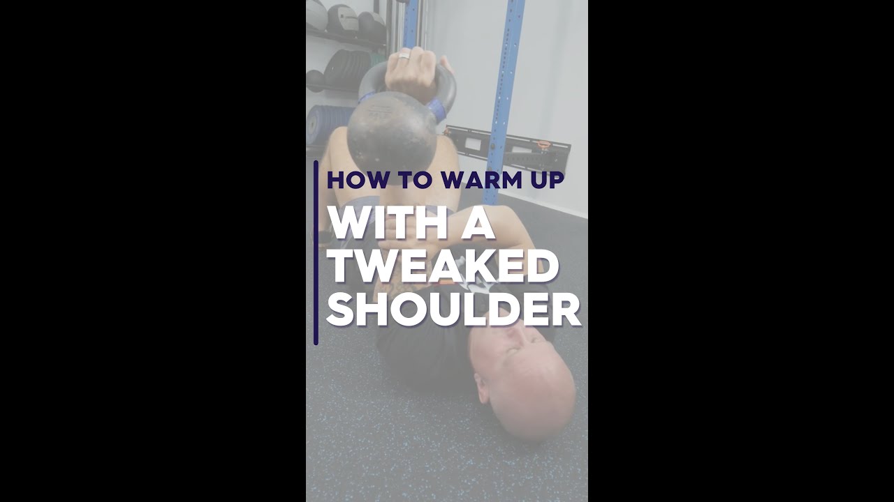 How To Warm Up With a Tweaked Shoulder - YouTube