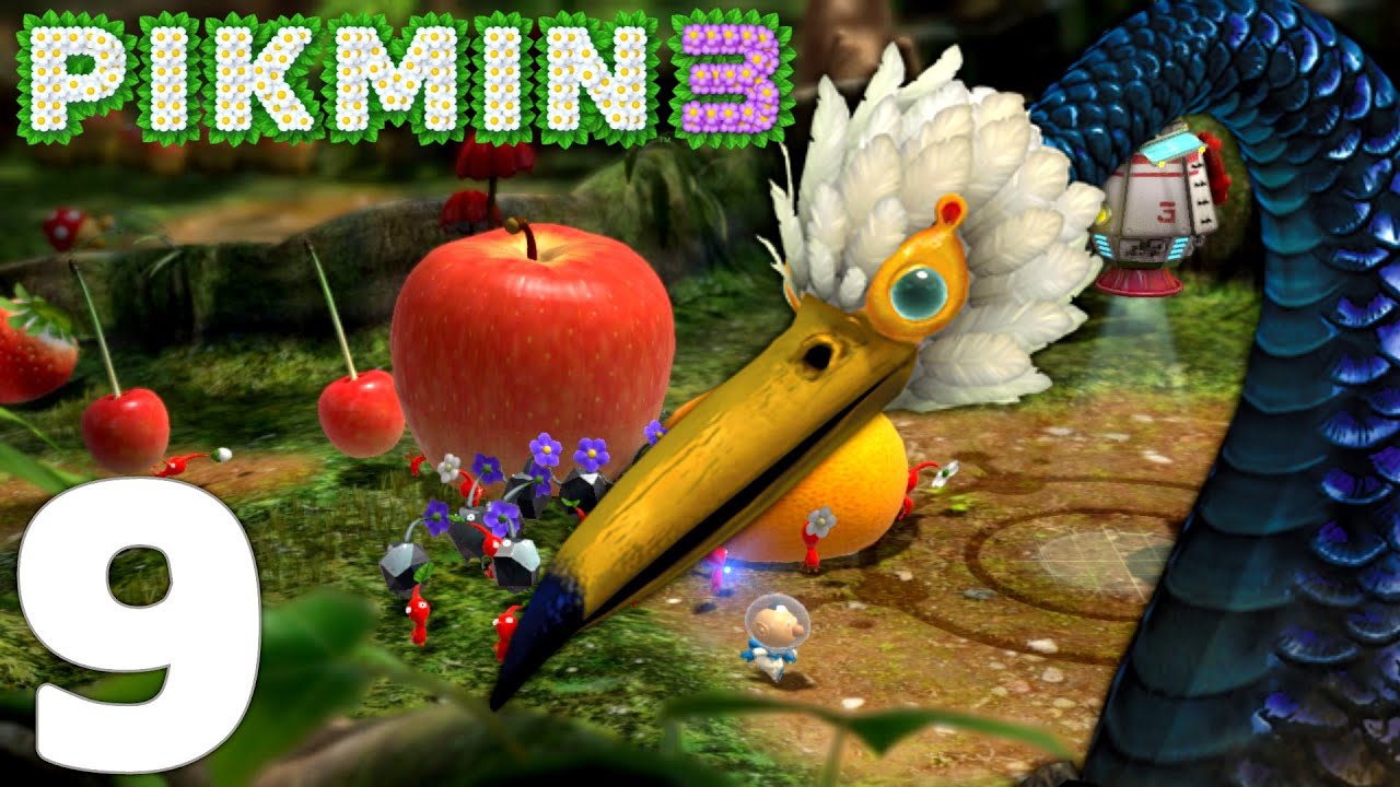 Pikmin 3 Episode 9 FR Wii U | MINI BOSS OISEAU MOCHE ! - YouTube