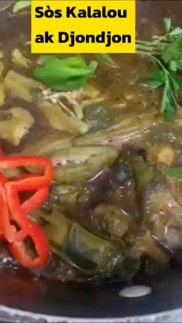 Sòs kalalou #haitianfood #wagoupaw - YouTube