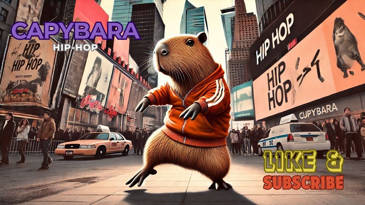 Lofi Capybara x Urban Vibes Lofi Music - Capybara Hip Hop in Times ...