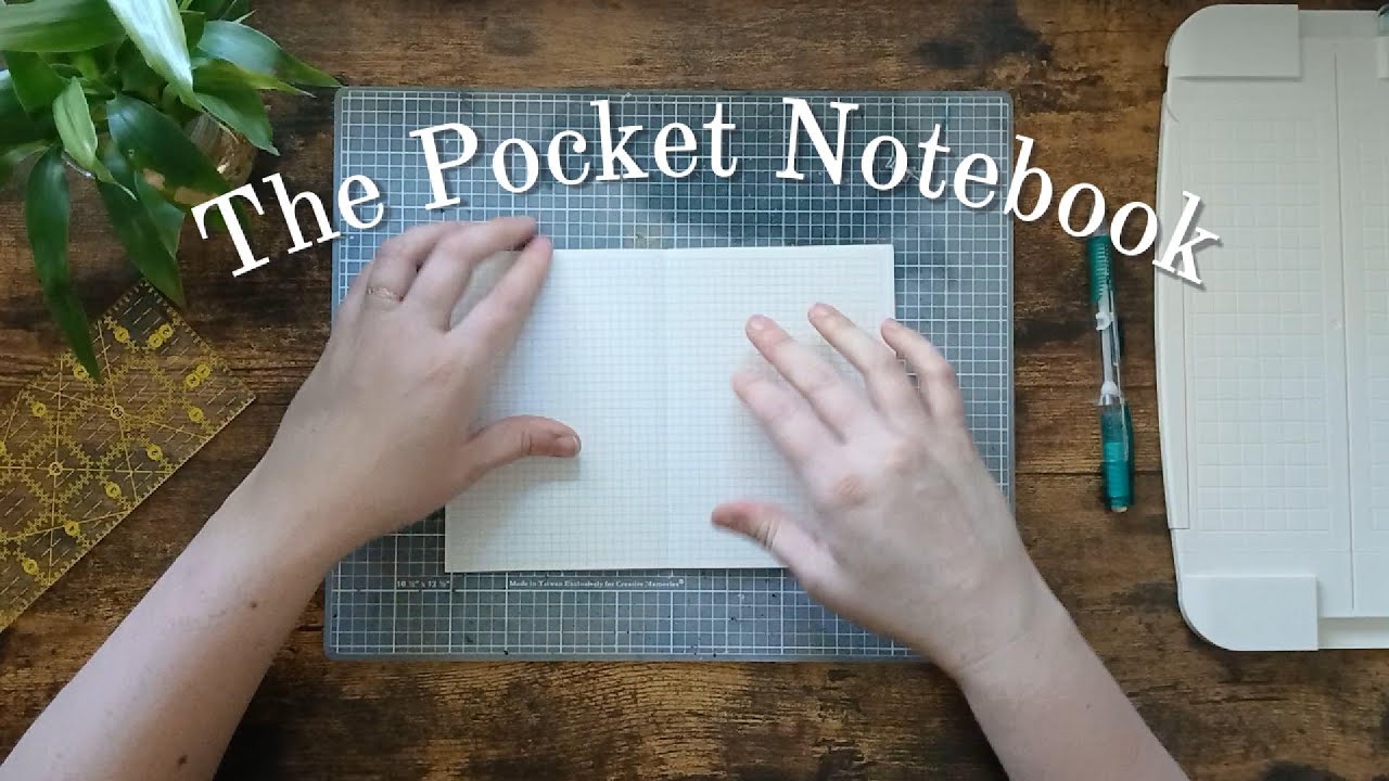 How to make a Pocket Notebook - YouTube