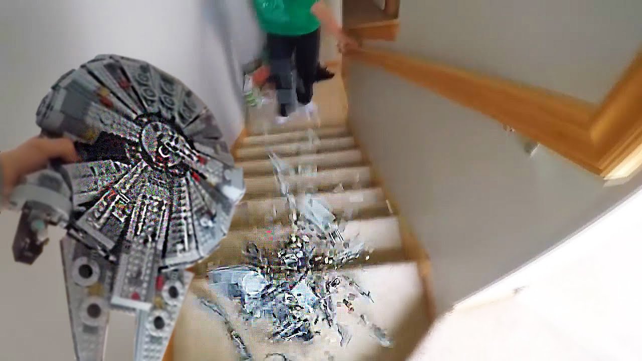 Destroying my Friends Lego's - YouTube