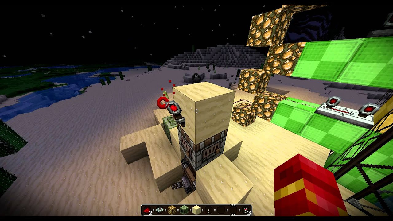 [Minecraft] Turntable Redstone Torch Bug (BTW) - YouTube